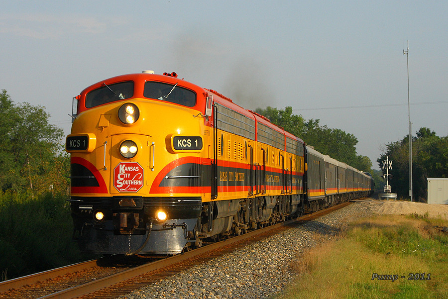 Southbound KCS Special Business Train - The Southern Belle